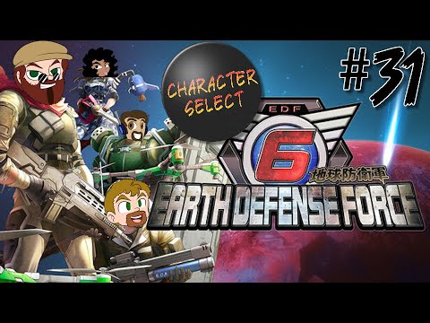 Earth Defense Force 6 Part 31 - Follow That Fortress (And Kill It) - CharacterSelect