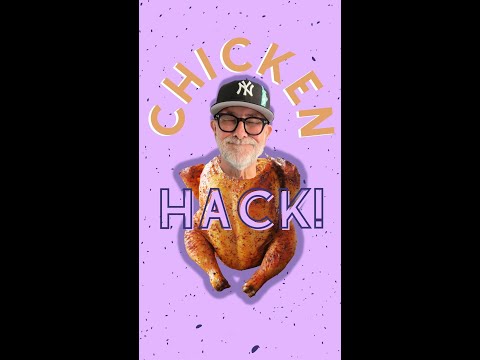 No thermometer? No problem - here is how to tell your chicken is cooked through #chickenhack #short
