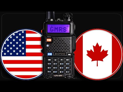 Canada GMRS vs GMRS In The USA - What Is The Difference Between Canadian & American GMRS Services?