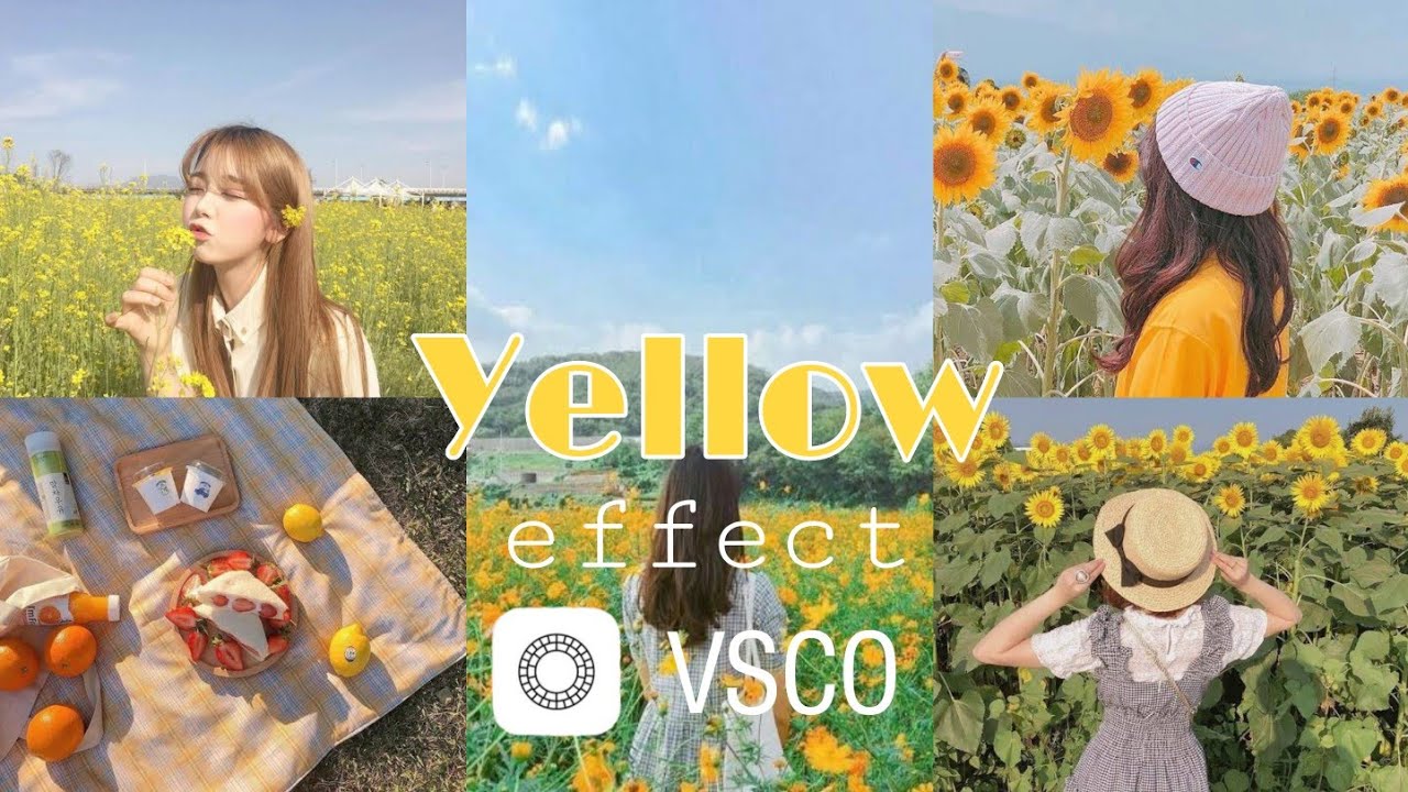 vsco korean effect/ yellow effect/ vsco tutorial