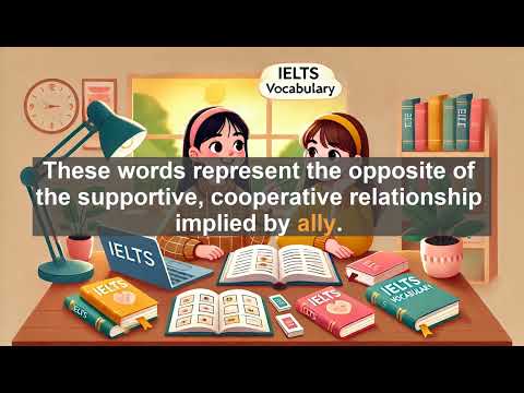 IELTS 8.0 Vocabulary Lesson: Ally - Meaning, Common errors, Synonyms and Antonyms