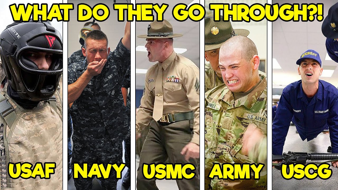 How HARD is Each Boot Camp in the U.S. Military?