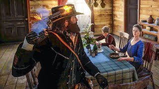 John when he tries Abigail's cooking for the first time at Red Dead ...