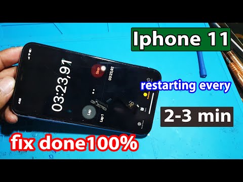 iphone 11 restarting every 2-3 min ,fix done100%