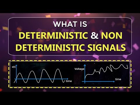 What is Deterministic and Non-deterministic Signals | Learn Signals & Systems | ECE | EEE