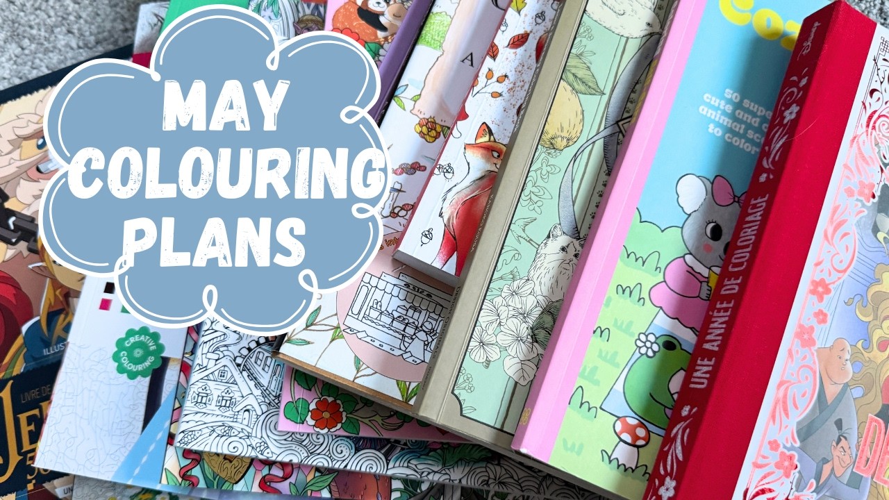 My Colouring Plans for May 2026! - Mermay, Spring Colouring & More!