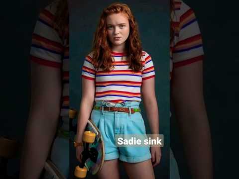 sadie sink #strangerthings #shorts #celebrity #transformation