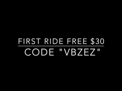 Uber Free First Ride code $30: VBZEZ