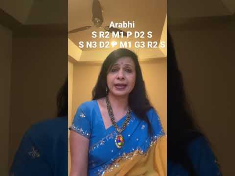 Arabhi Arohana & Avarohana