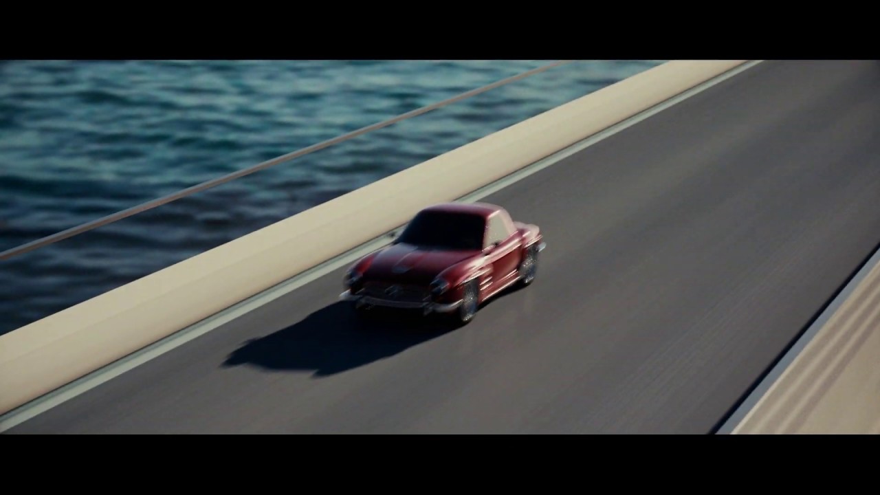 CGI Car Scene test in Cinema 4D and Arnold Render