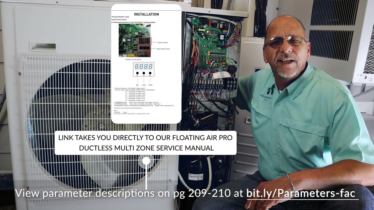 Built-in Troubleshooting Tool on Friedrich Ductless Mini-Split simplifies in-the-field Diagnostics