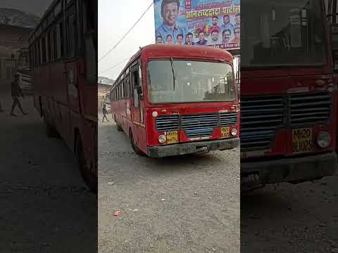 Old Long Msrtc Bus #publictransport #bus #msrtc #transport #ashokleyland #travel #konkan