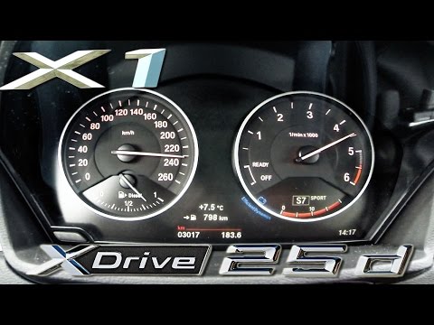 BMW X1 25d Xdrive ACCELERATION & TOP SPEED 231HP 0-238 km/h by AutoTopNL