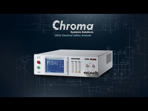 Chroma's 19032 Electrical Safety Analyzer