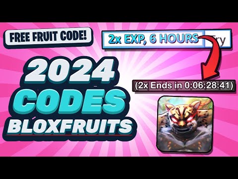 Blox Fruits New & Working Codes: 2024 Free Fruit XP!