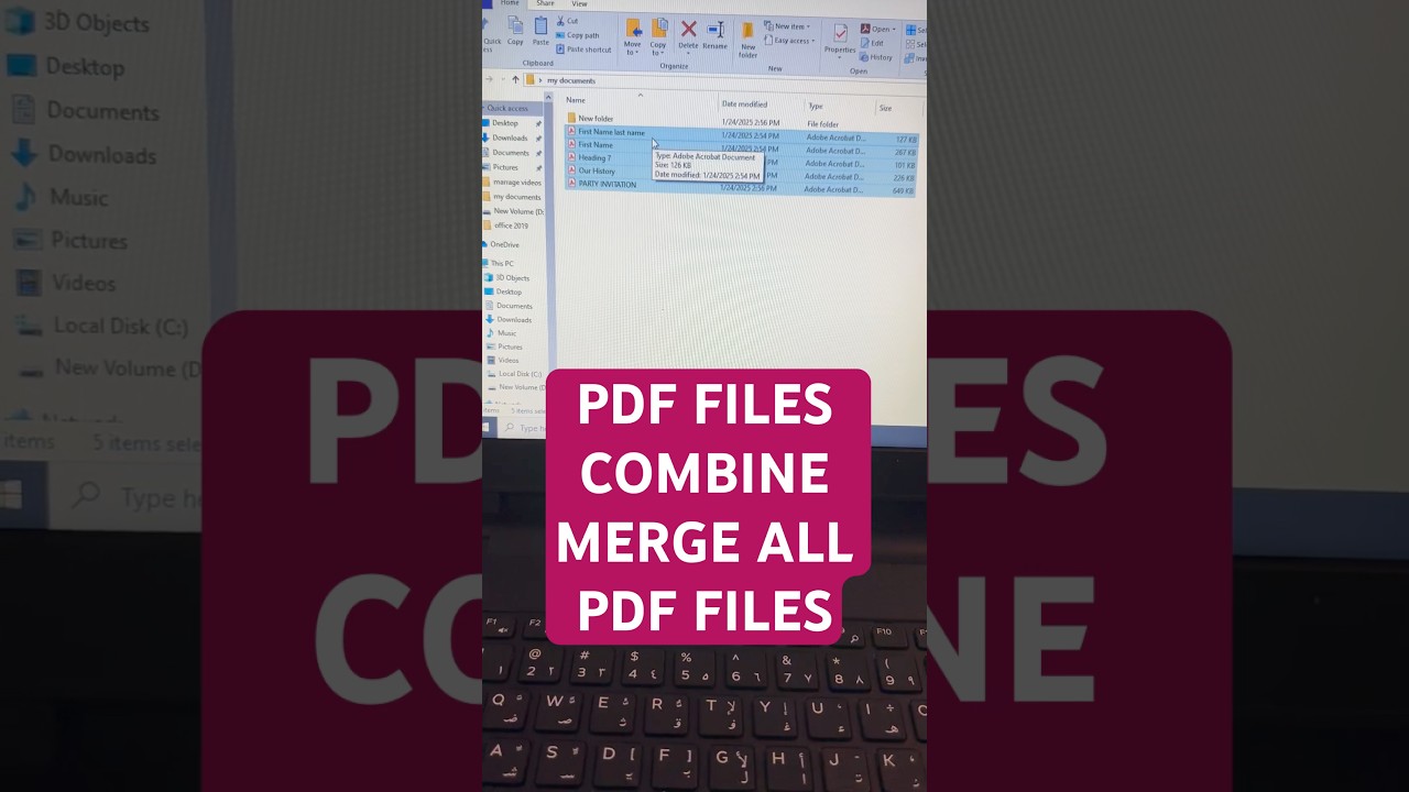 How to Combine and Merge Your Files into One PDF| How To Merge PDF Files into One Combine