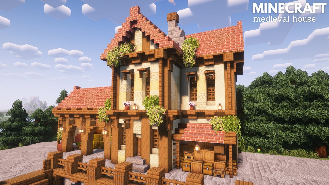 Minecraft: How to build a Harbor house | Medieval House | Minecraft Tutorial - Minecraft Builders