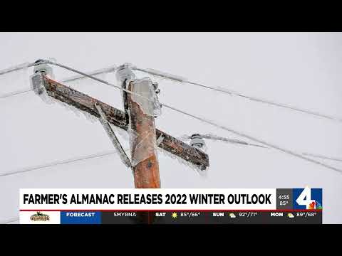 Farmer's Almanac releases 2022 Winter Outlook