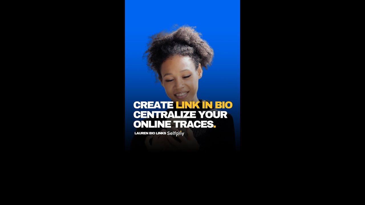 Creating link in bio to centralize your online traces.