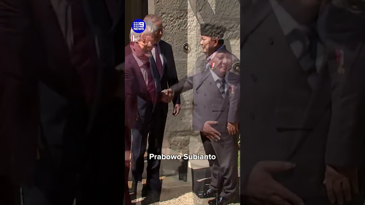 Indonesian President touches down in Australia | 9 News Australia