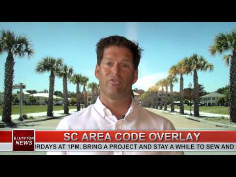 BLUFFTON NEWS | Eddie Andrews, SC Area Code Overlay | 8-31-2015 | Only on WHHI-TV