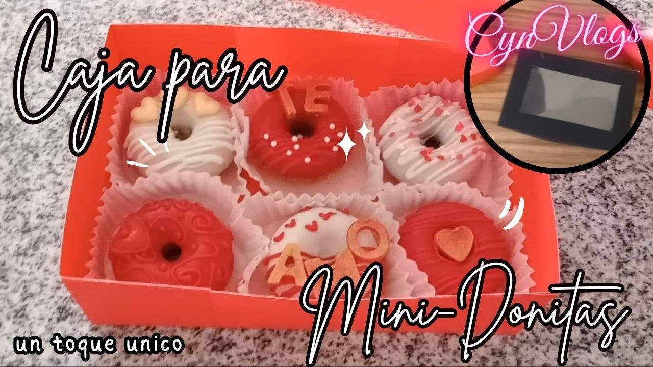 How to make mini donut boxes / Learn how to make your own mini donut boxes