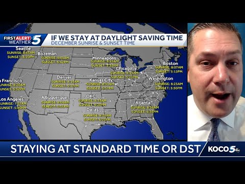 What would it look like we stay at Standard Time or Daylight Saving Time?