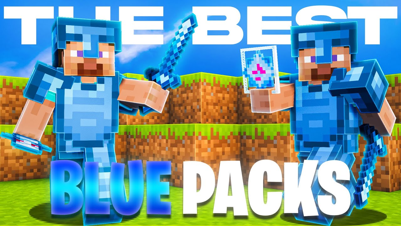 The BEST blue Texture Packs for 1.21+