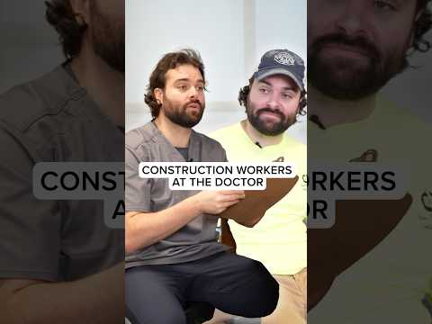 Construction Workers At The Doctor