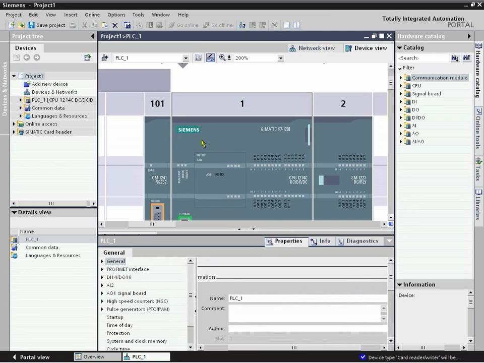 Siemens SIMATIC S7-1200 Part 1 - Getting Started