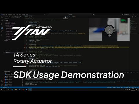 TA Actuator SDK Demo | Environment Setup & Control Modes