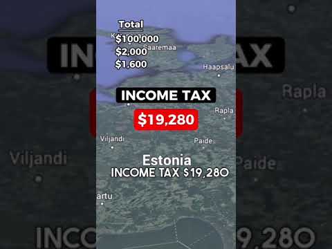 Living on $100,000 After Taxes in Estonia #estonia #europe #salary