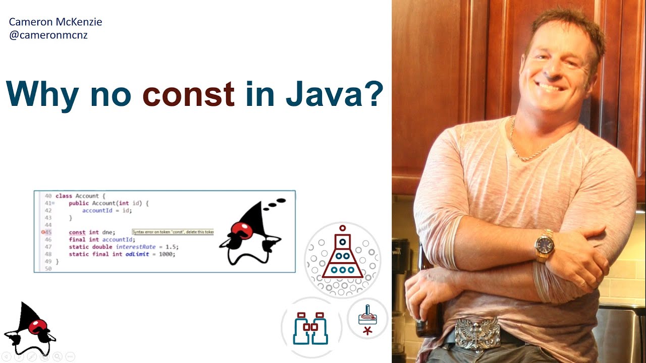 Why the keyword const in Java is unimplemented explained