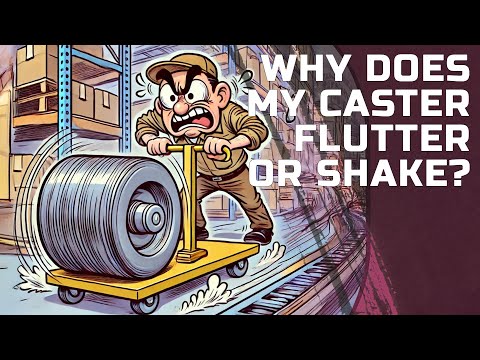 Why does my caster flutter or shake while in-use?