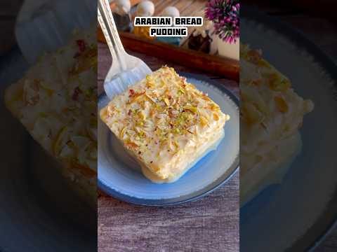 😱🔥Trending 10 min ARABIAN BREAD PUDDING🤩 Ramzan recipe tamil | Bread dessert #shorts