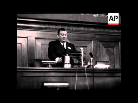 HUGH GAITSKELL SPEAKS TO INTERNATIONAL JOURNALIST - NO SOUND