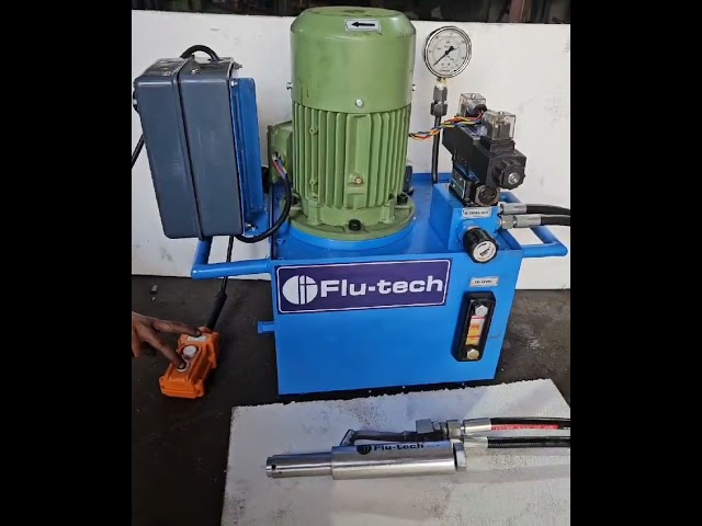 Flutech make Economic mini Gun type hydraulic prestressing unit & L ...
