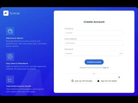 HRMS App UI/UX Design | Modern HR Management System Prototype in Figma