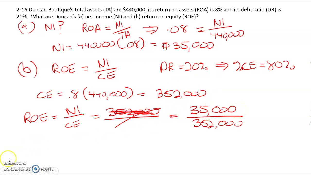 CFIN6 Chapter 2 Problem 16