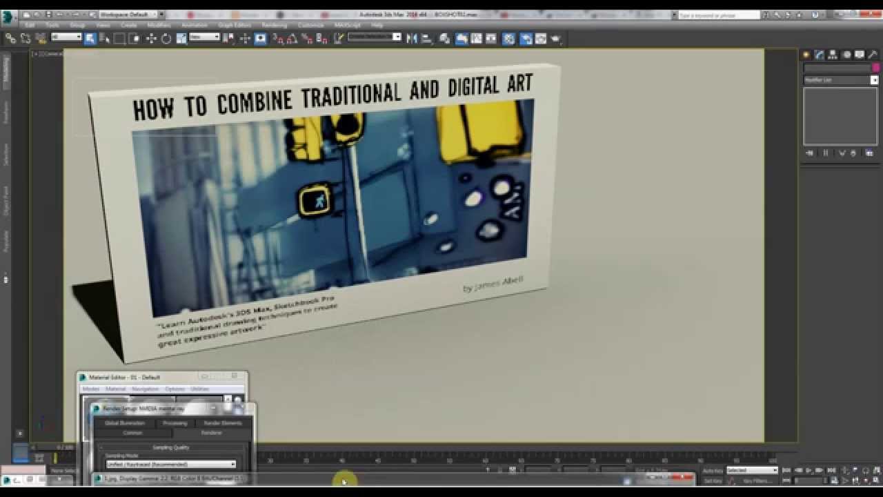 How to Make a 3d Product Box in 3ds Max