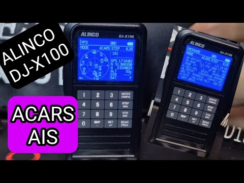 ALINCO DJ-X100 , AIS Mode & ACARS Mode Test