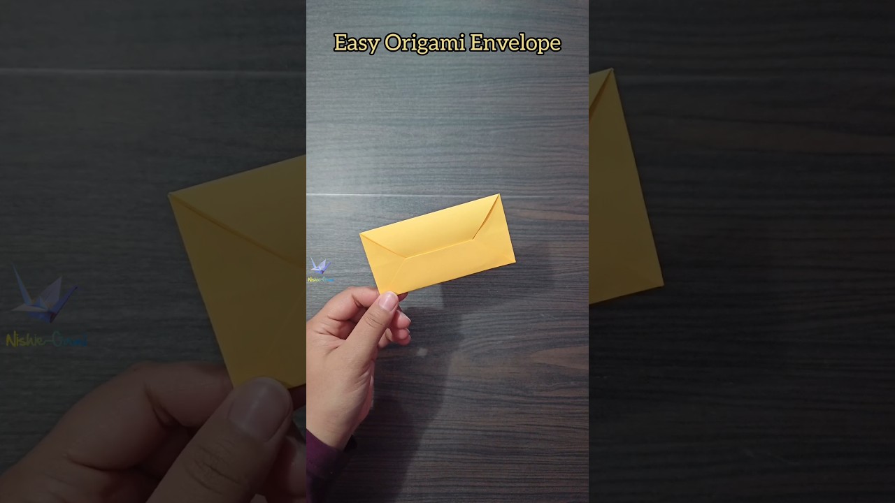 Quick Origami Envelope: Fun DIY Craft for Beginners! 💌✨
