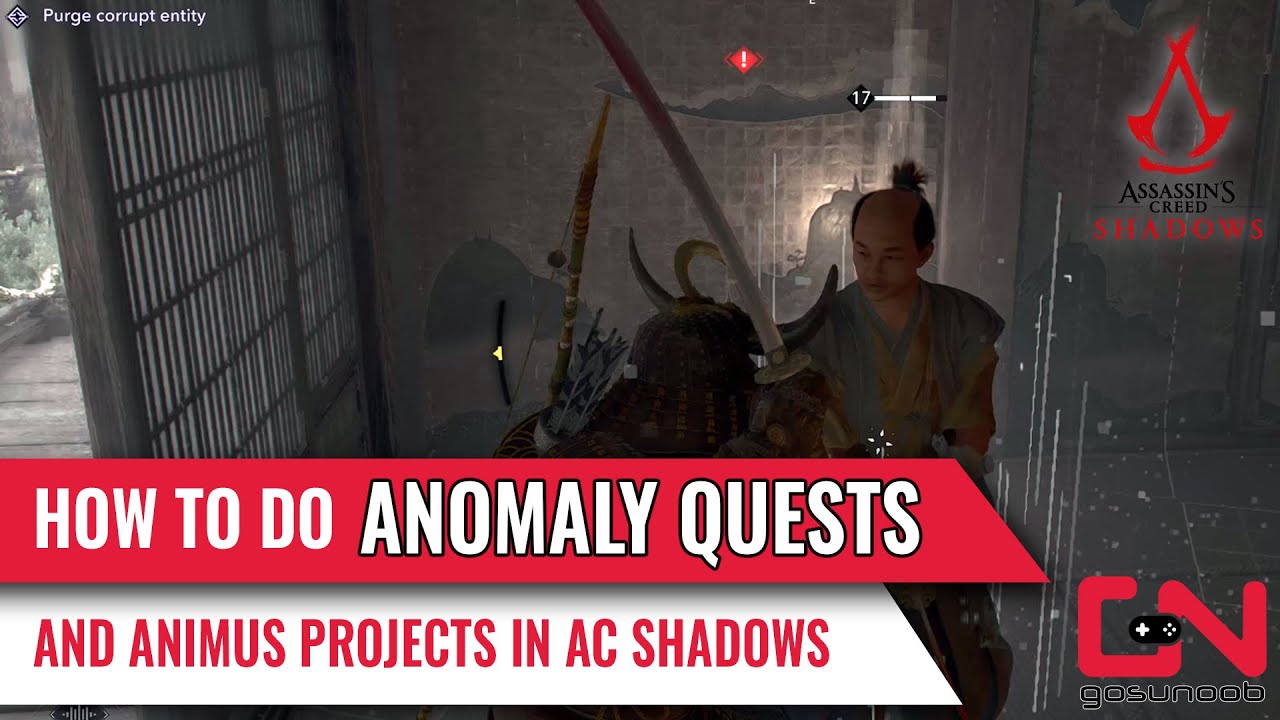 Assassin's Creed Shadows Anomaly Quests and Animus Projects & How to Complete Them
