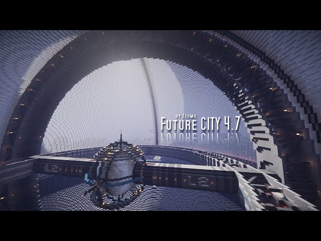 Minecraft futuristic city map - pediareqop