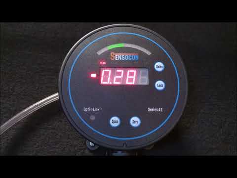 Digital Differential Pressure Gauge for Negative Pressure Cleanrooms