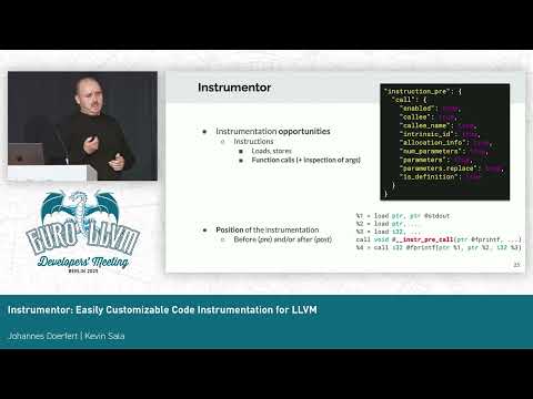 2025 EuroLLVM - Instrumentor: Easily Customizable Code Instrumentation