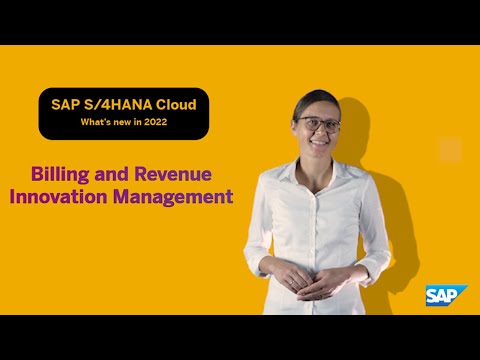 SAP S/4HANA Cloud 2022 - Billing and Revenue Innovation Management