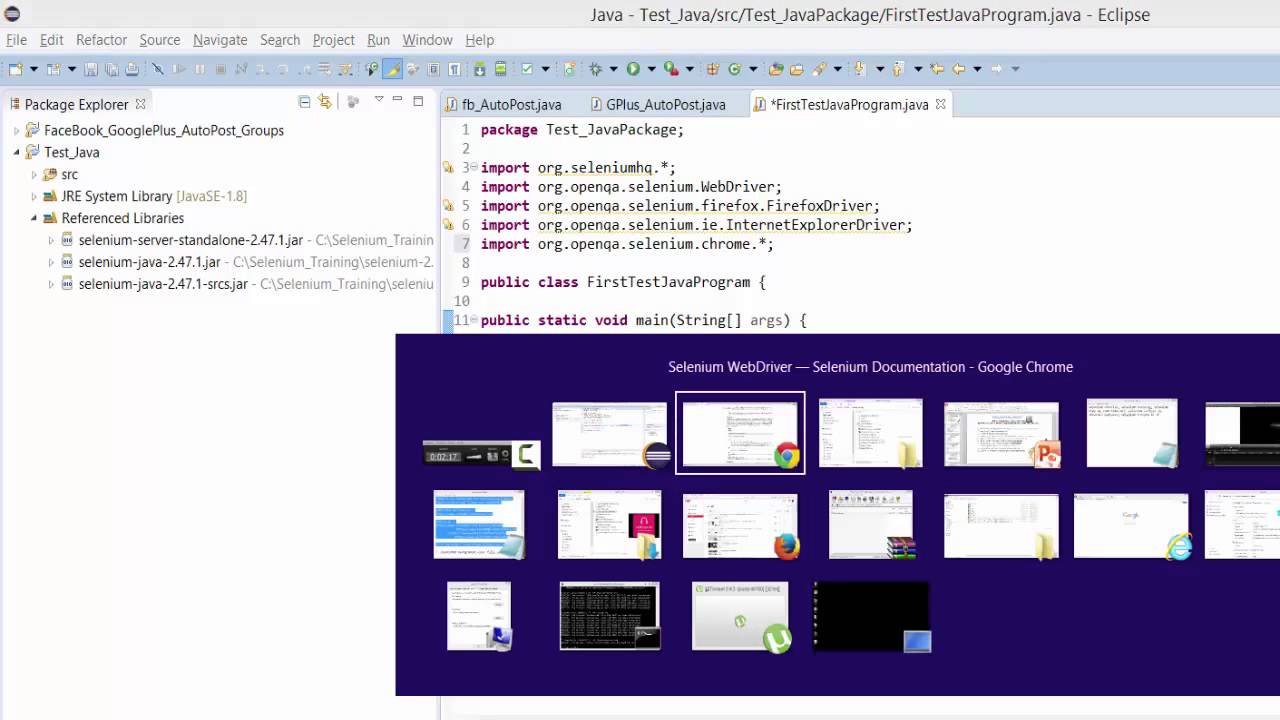 Step by Step Selenium Tutorial with JAVA - How to run Selenium WebDriver in Chrome Browser - P5