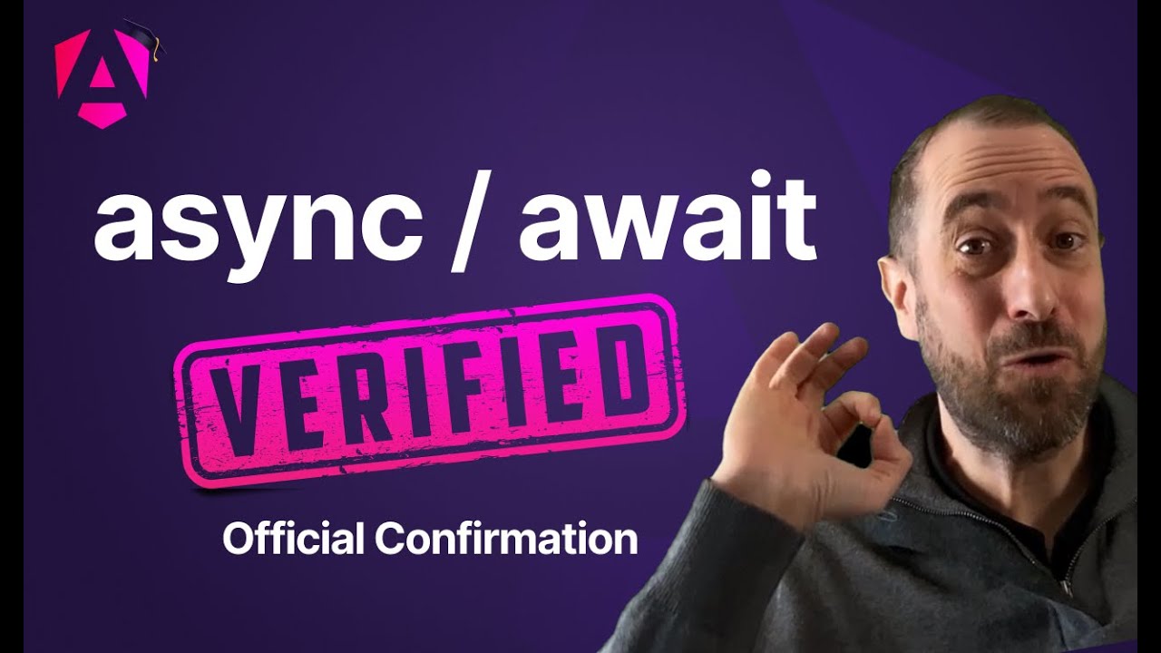 🚀 Angular async / await:  Can You Use It? (OFFICIAL Confirmation)