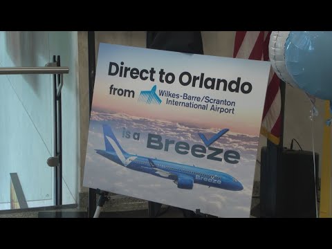 Wilkes-Barre/Scranton International to offer direct flights to Orlando